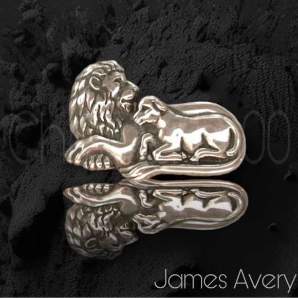 James Avery | Jewelry | Rare James Avery Lion Lamb Pin Brooch | Poshmark